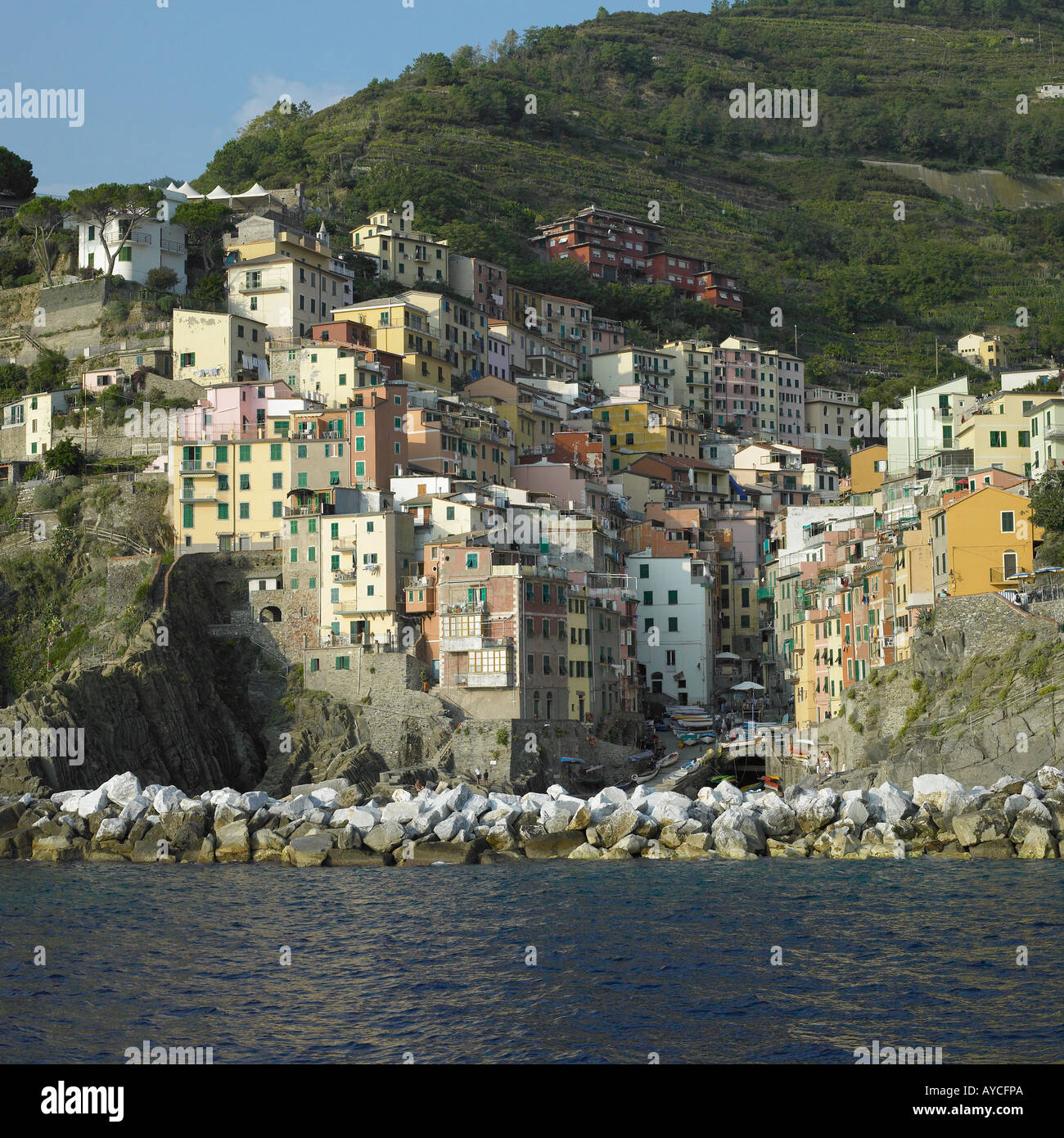 Riomaggiore coastal village in hi-res stock photography and images - Alamy