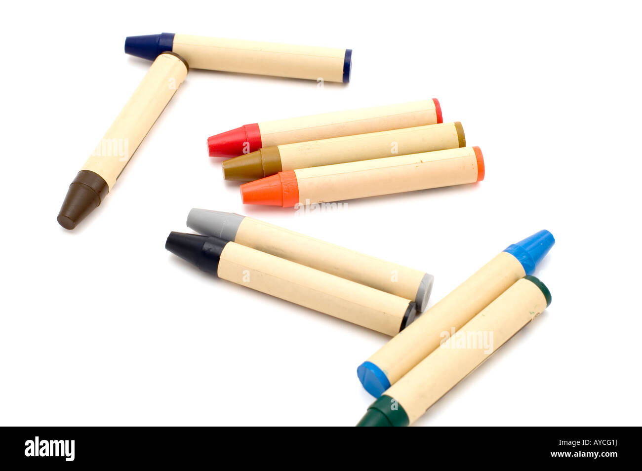 object on white Set of small marker Stock Photo - Alamy