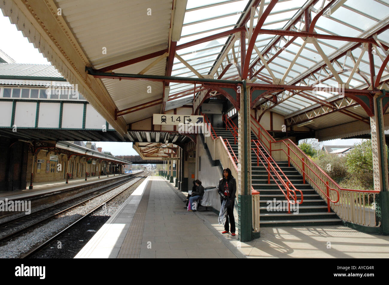Wrexham General railway station in Wales Stock Photo, Royalty Free ...