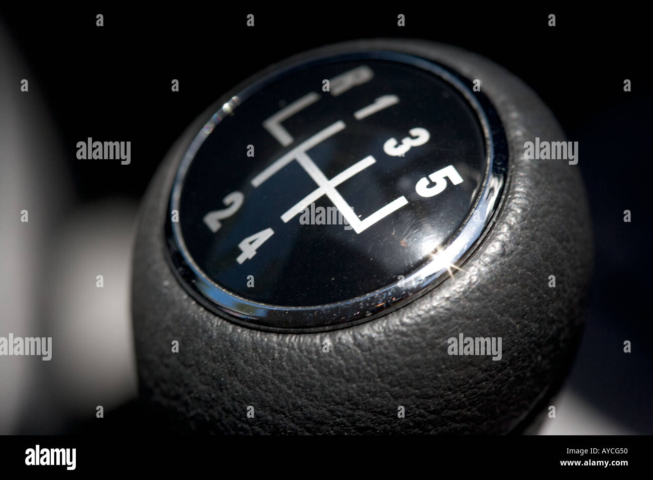 Gear stick close up Stock Photo - Alamy