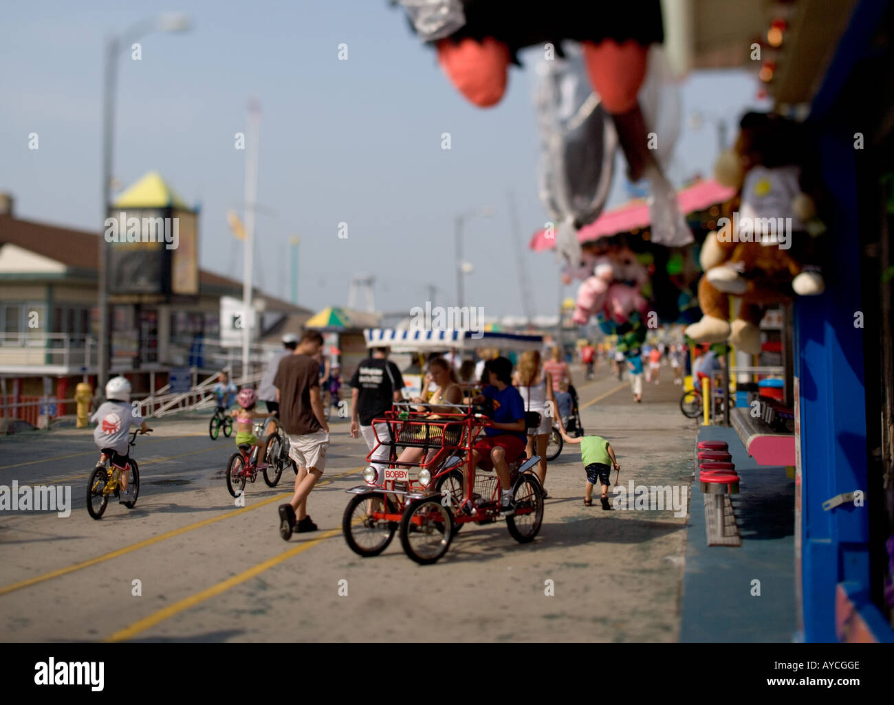Wildwood boardwalk bike hi-res stock photography and images - Alamy
