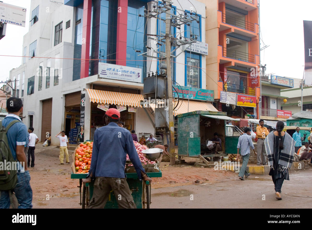 Commercial Street Bangalore High Resolution Stock Photography and ...