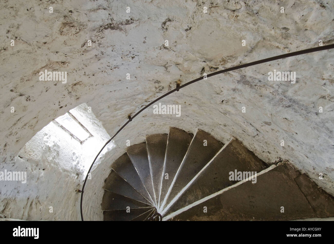 Spiral staircase ireland castle hi-res stock photography and images - Alamy