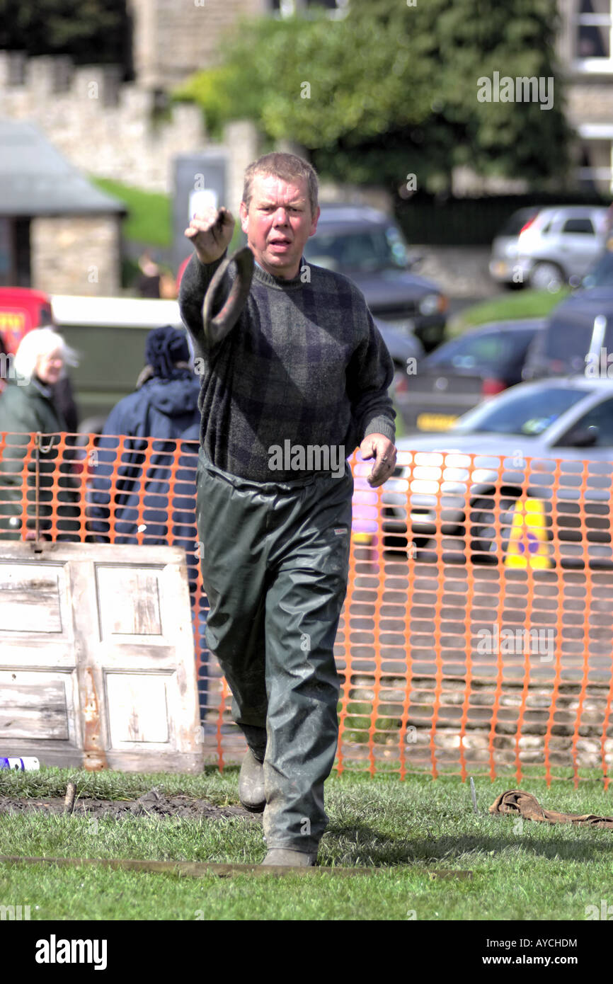 Pitching quoits pitching quoits hi-res stock photography and images - Alamy