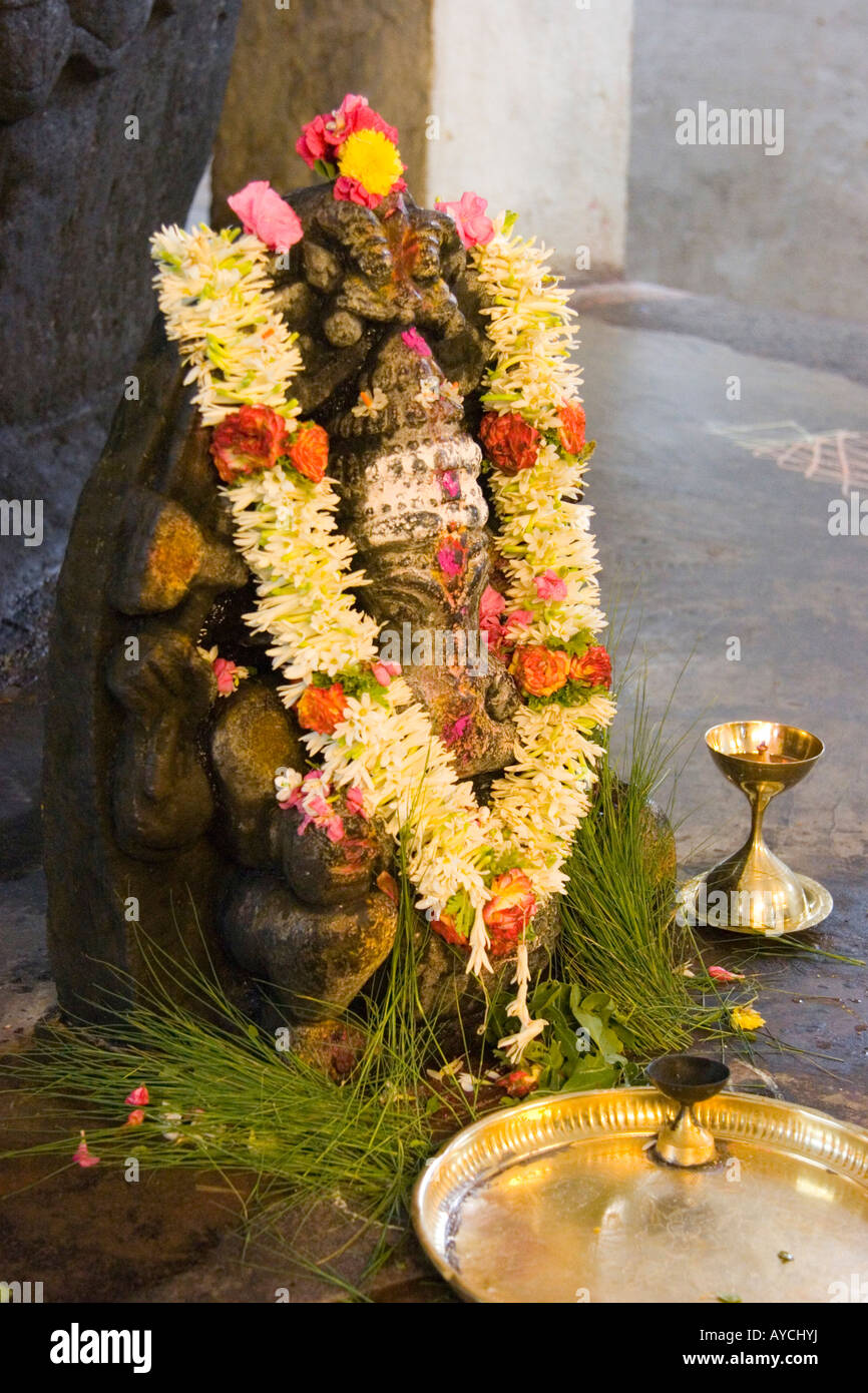 The Bull Temple of Nandi the sacred bull in Bangalore India Stock Photo ...