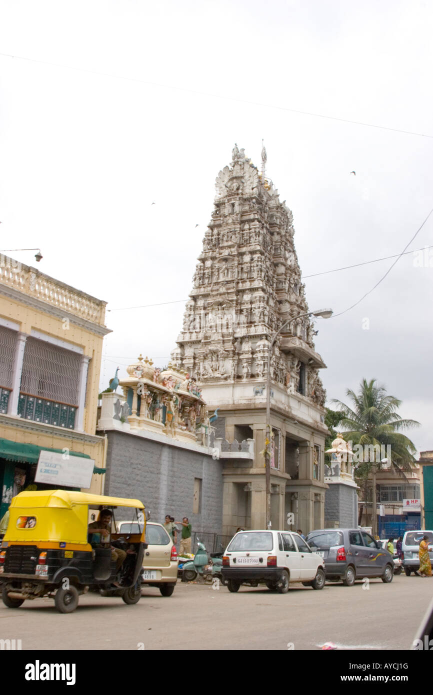 The Bull Temple of Nandi the sacred bull in Bangalore India Stock Photo ...