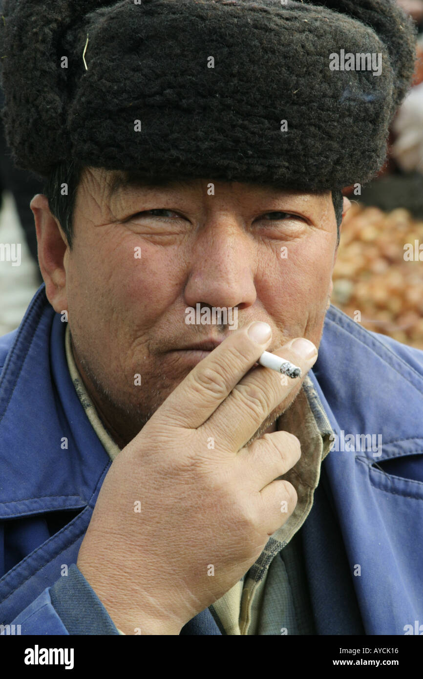 A portrat of an uzbek man, Uzbekistan Stock Photo - Alamy