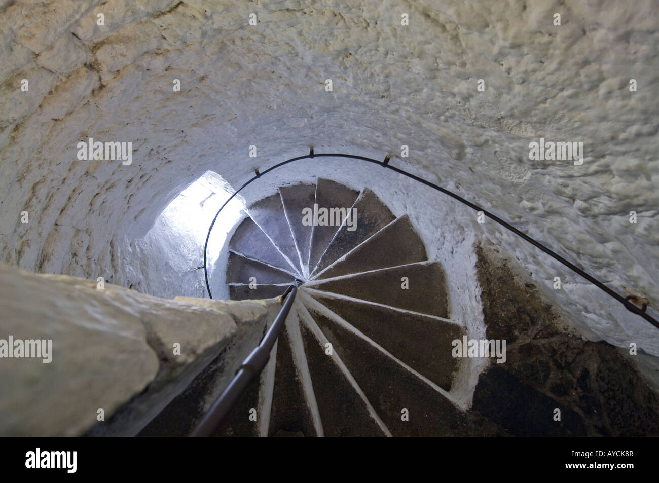 Spiral staircase ireland castle hi-res stock photography and images - Alamy