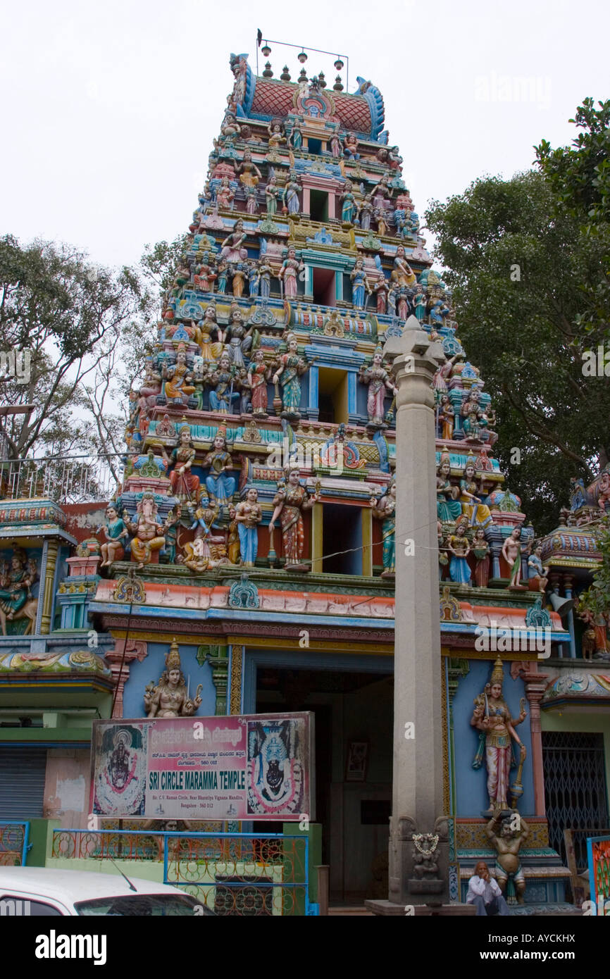 The Sri Circle Maramma Temple in Bangalore Stock Photo - Alamy