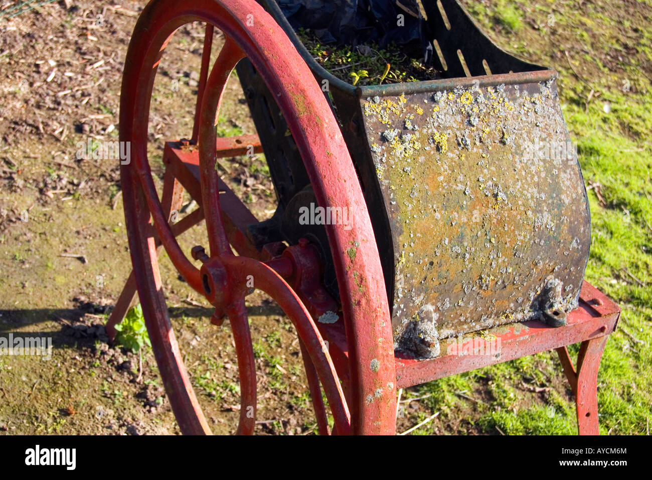 Rusty old farming tool Stock Photo - Alamy