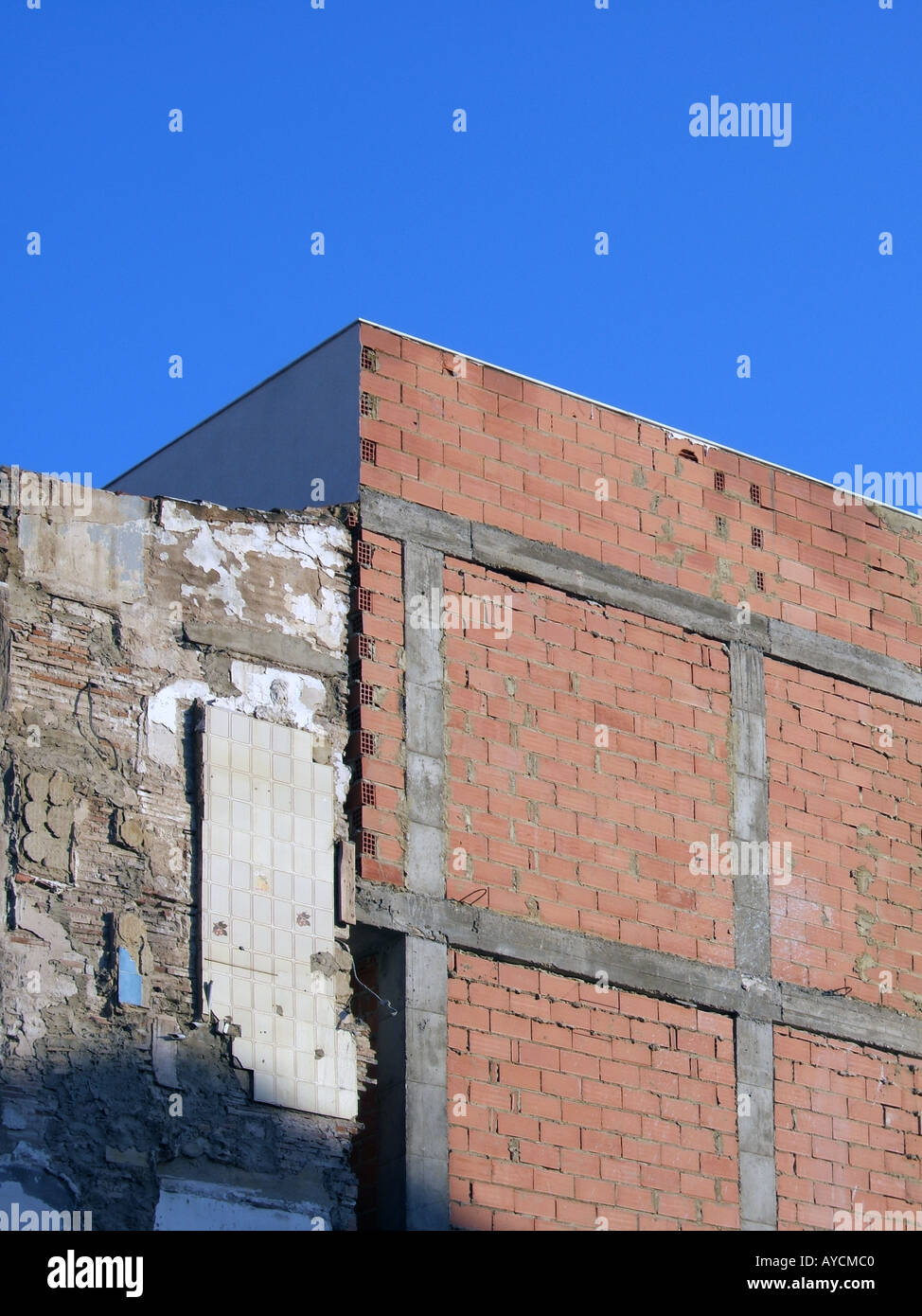 part of demolished building Stock Photo - Alamy