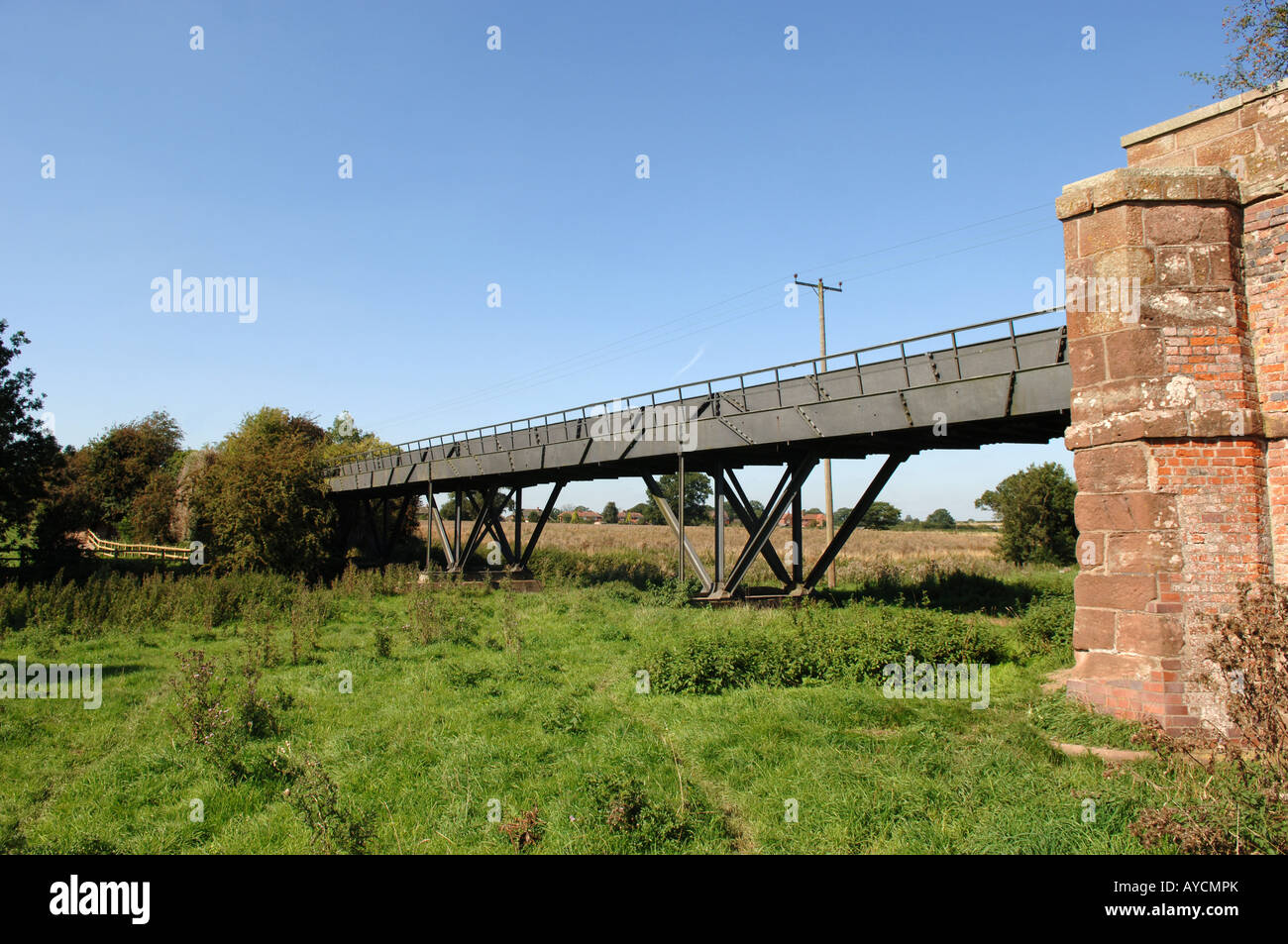The Aqueduct at Longdon on Tern in Shropshire built by Thomas Telford ...