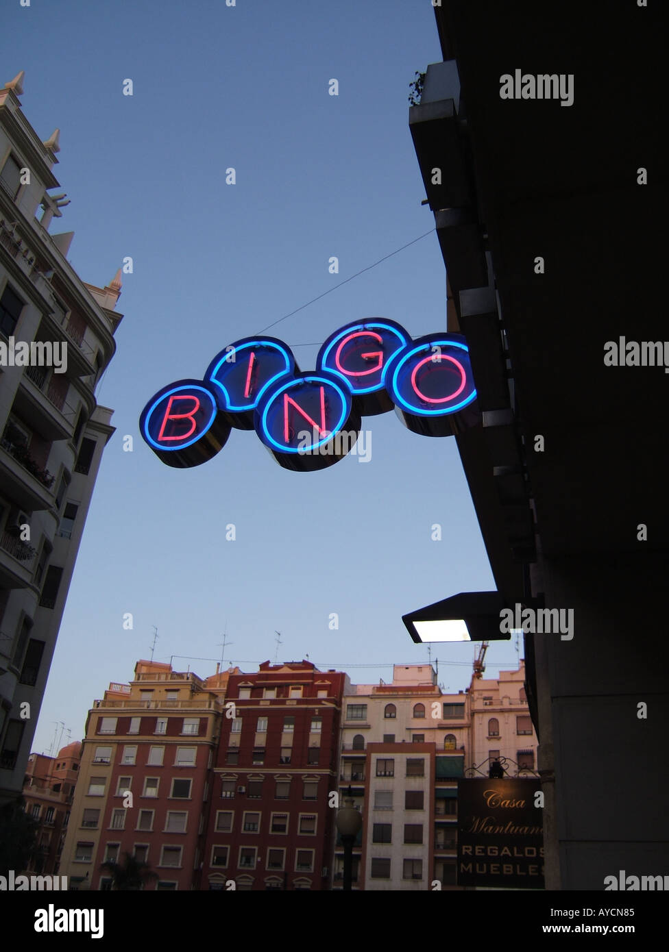 bingo hall sign Stock Photo - Alamy