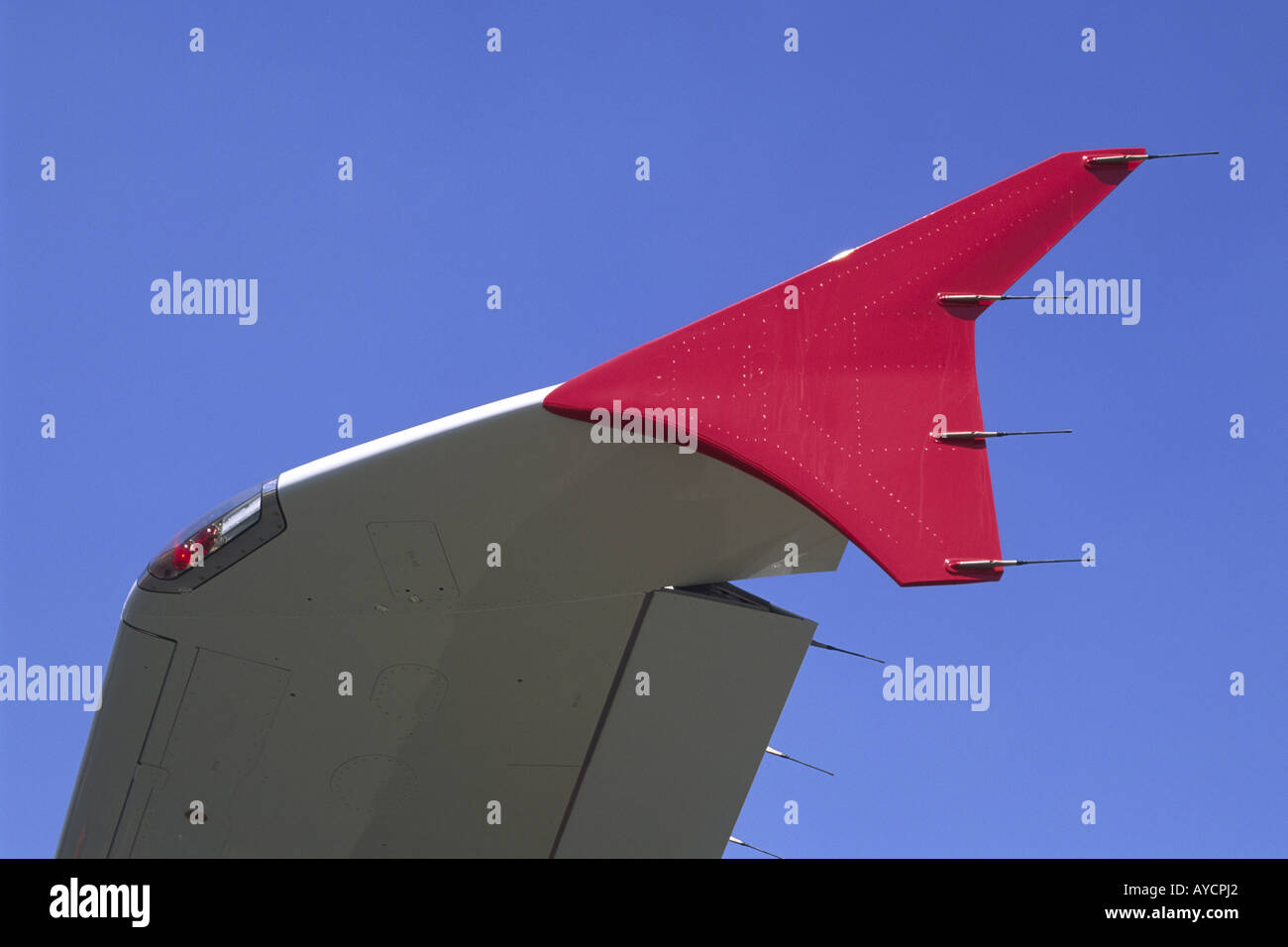Winglet on an Airbus A320 plane Stock Photo: 9752737 - Alamy