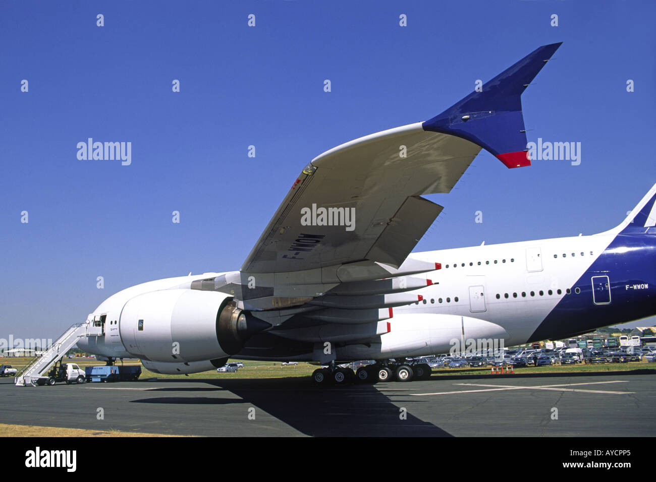 Airbus a380 winglet winglets hi-res stock photography and images - Alamy