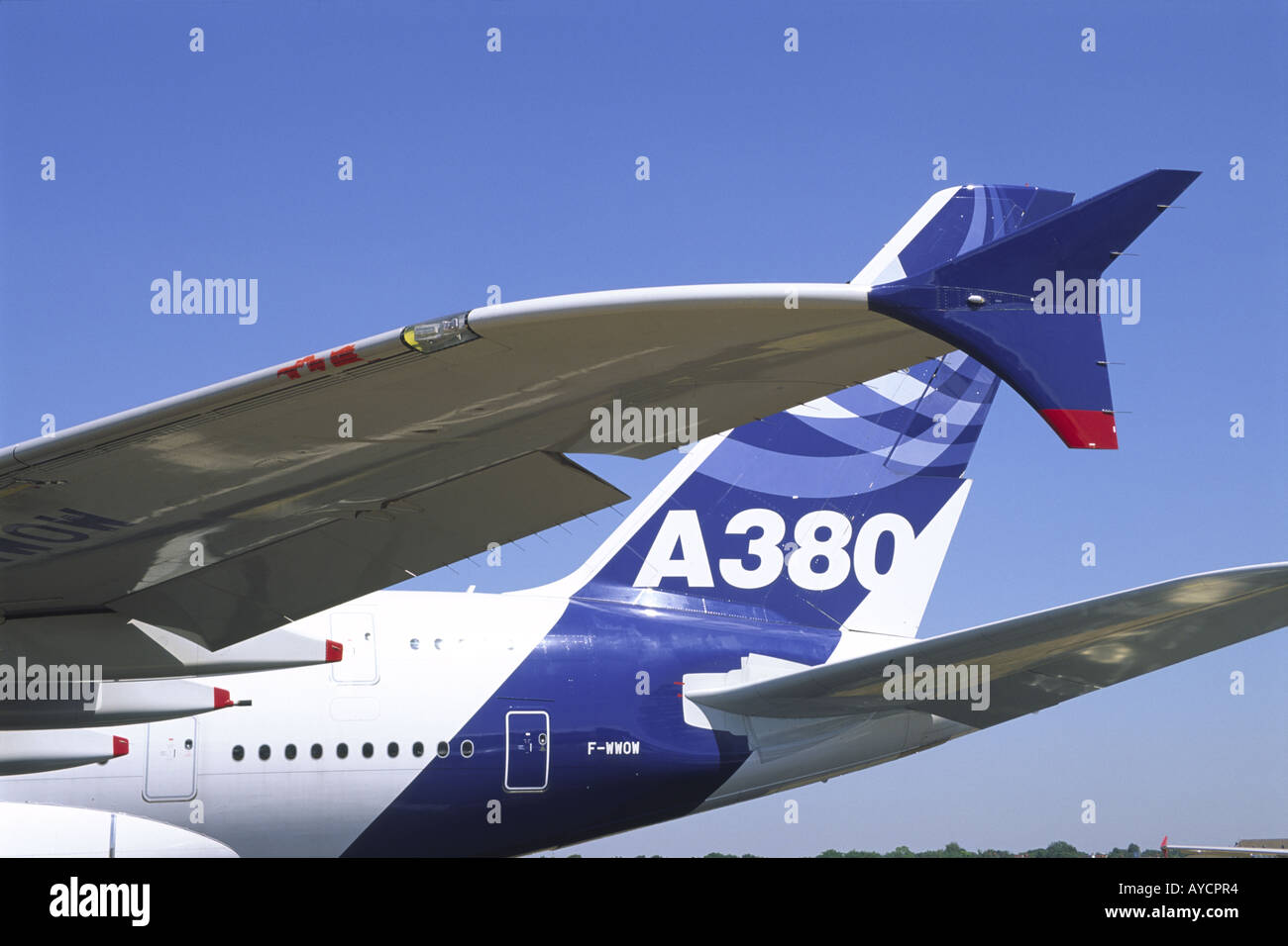 Airbus a380 winglet winglets hi-res stock photography and images - Alamy