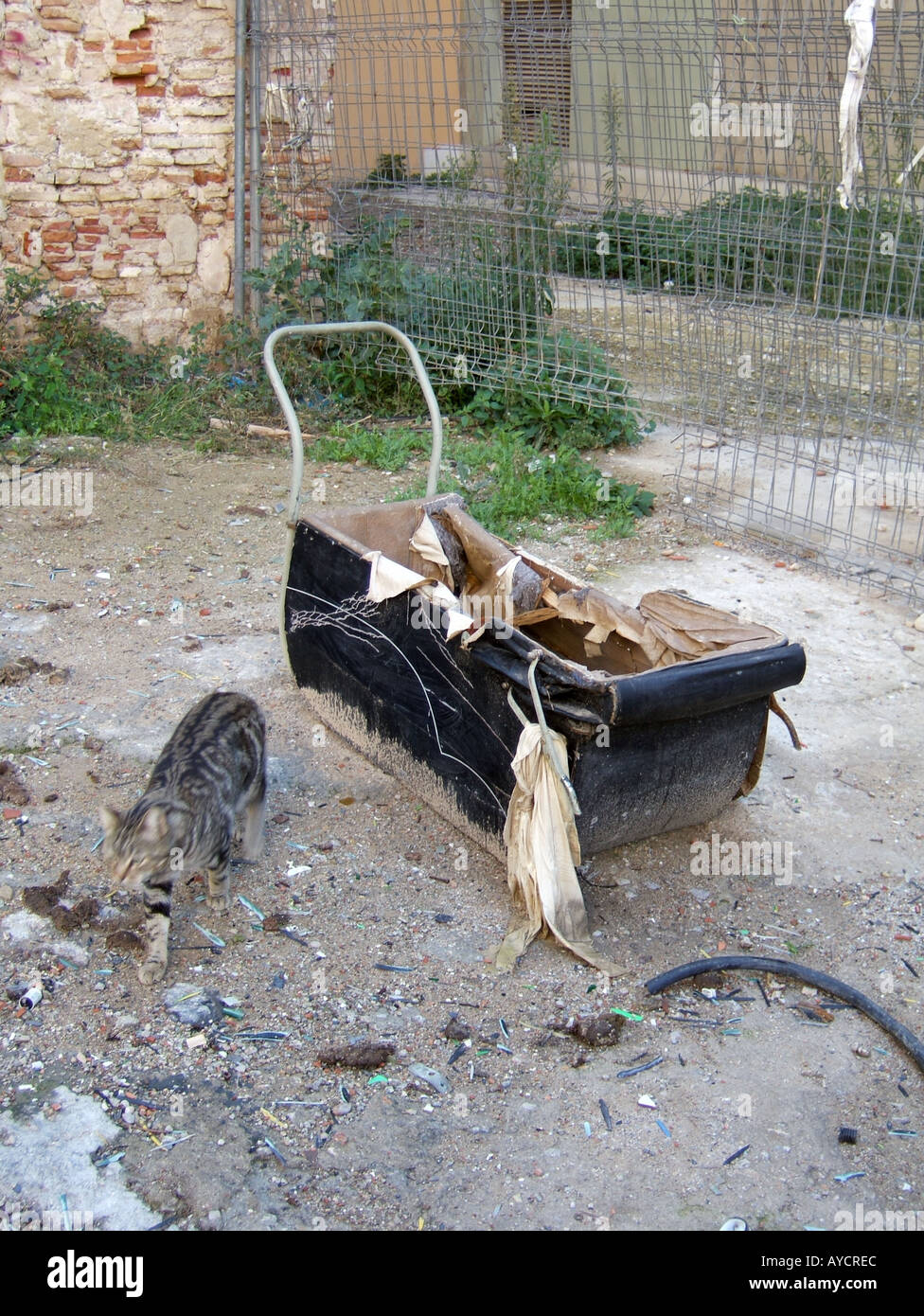 Pram abandoned hi-res stock photography and images - Alamy