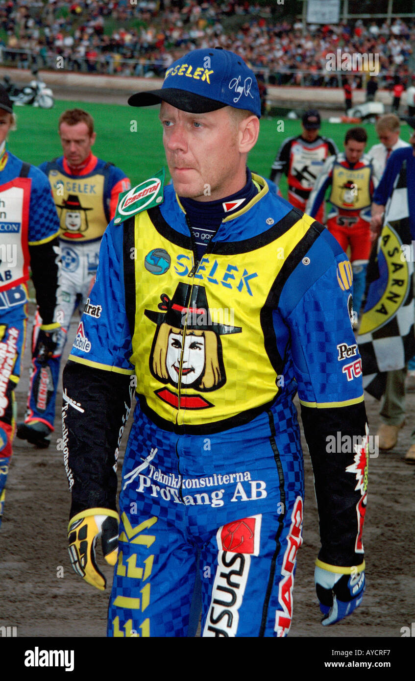 Speedway driver Tony Rickardsson Stock Photo - Alamy