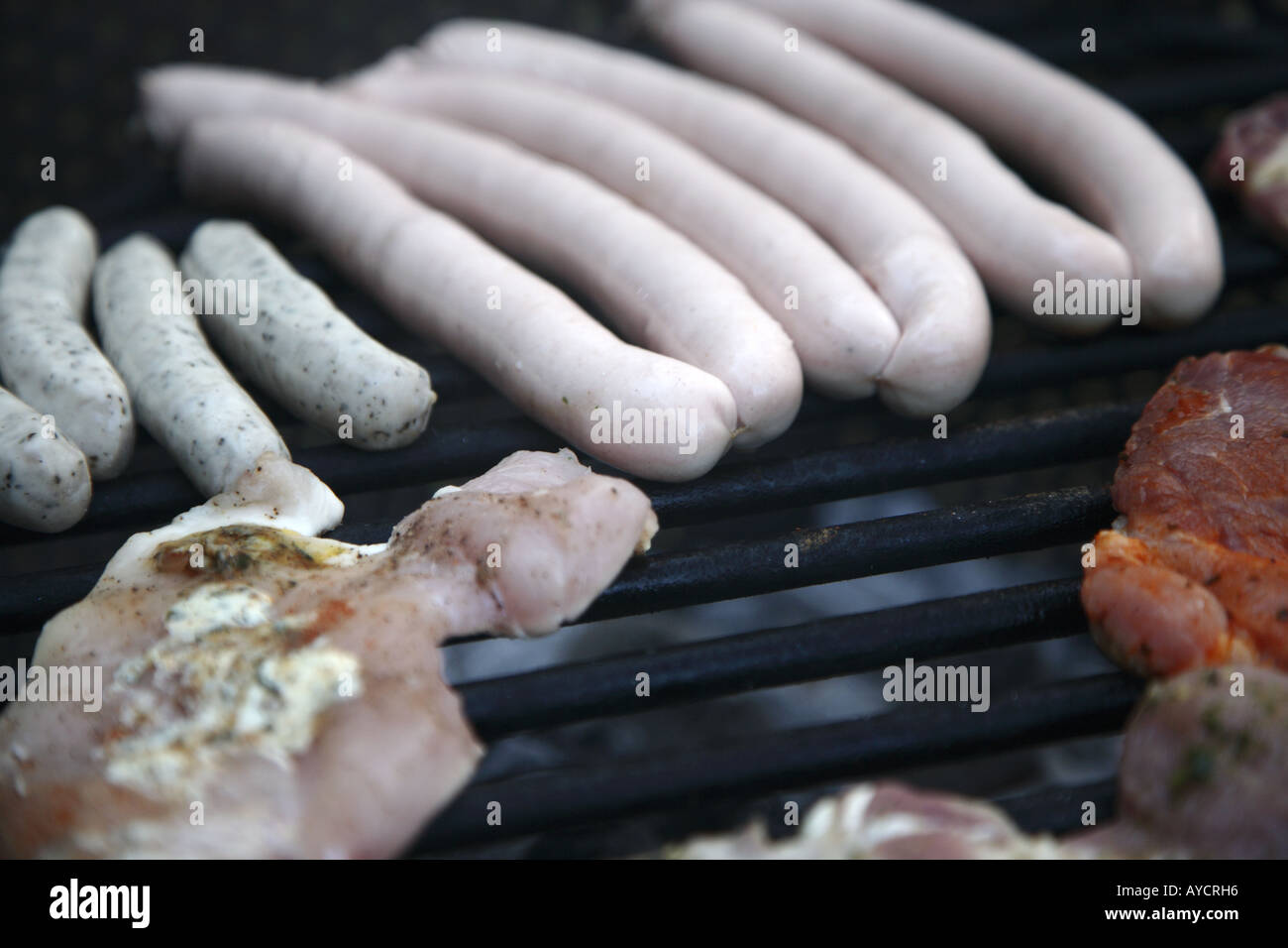Stock photograph of a grill barbecue Stock Photo - Alamy