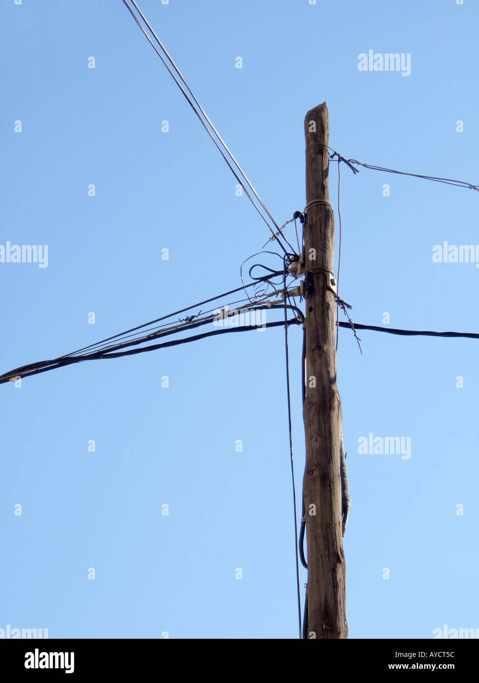 Electricity grid tangled wires hi-res stock photography and images - Alamy