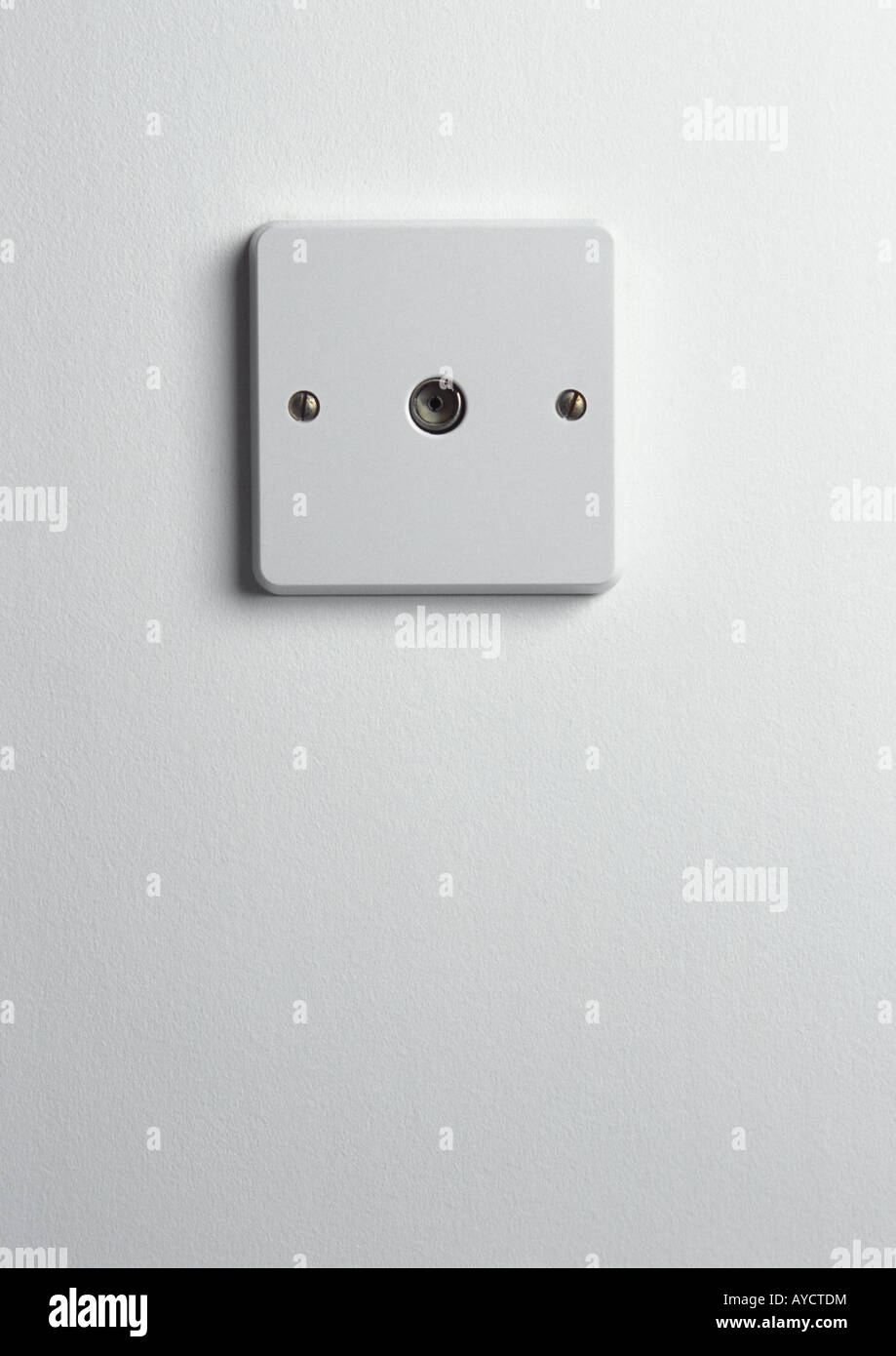 Coaxial television socket hi-res stock photography and images - Alamy