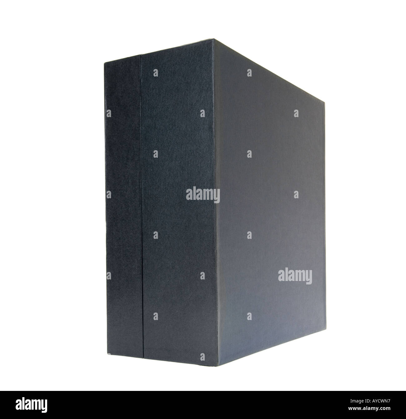 CUBE CUBOID black dark box blackbox giftbox package carton cutout on ...