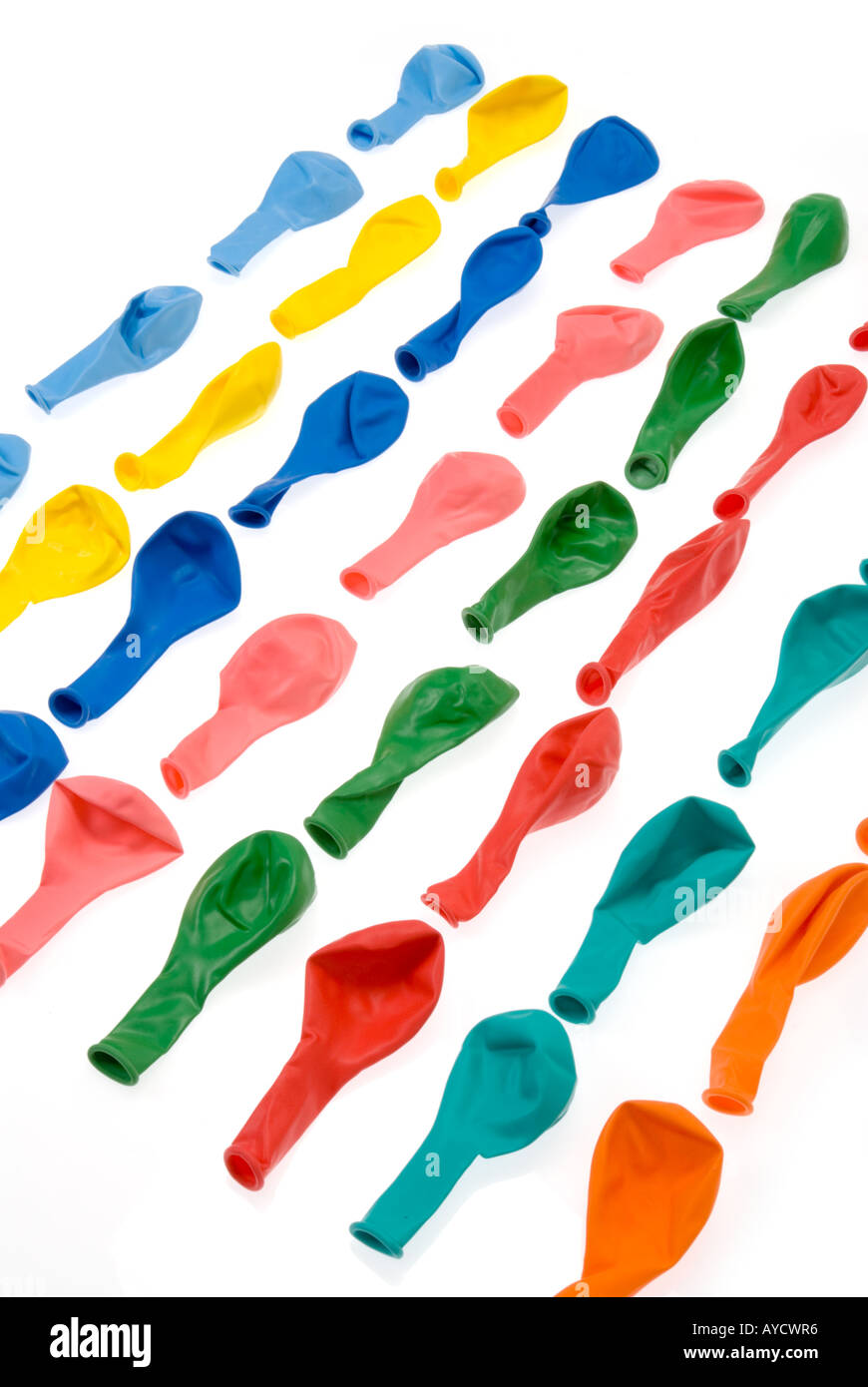 colored balloon non inflate noninflate rubber deflate deflated air play ...