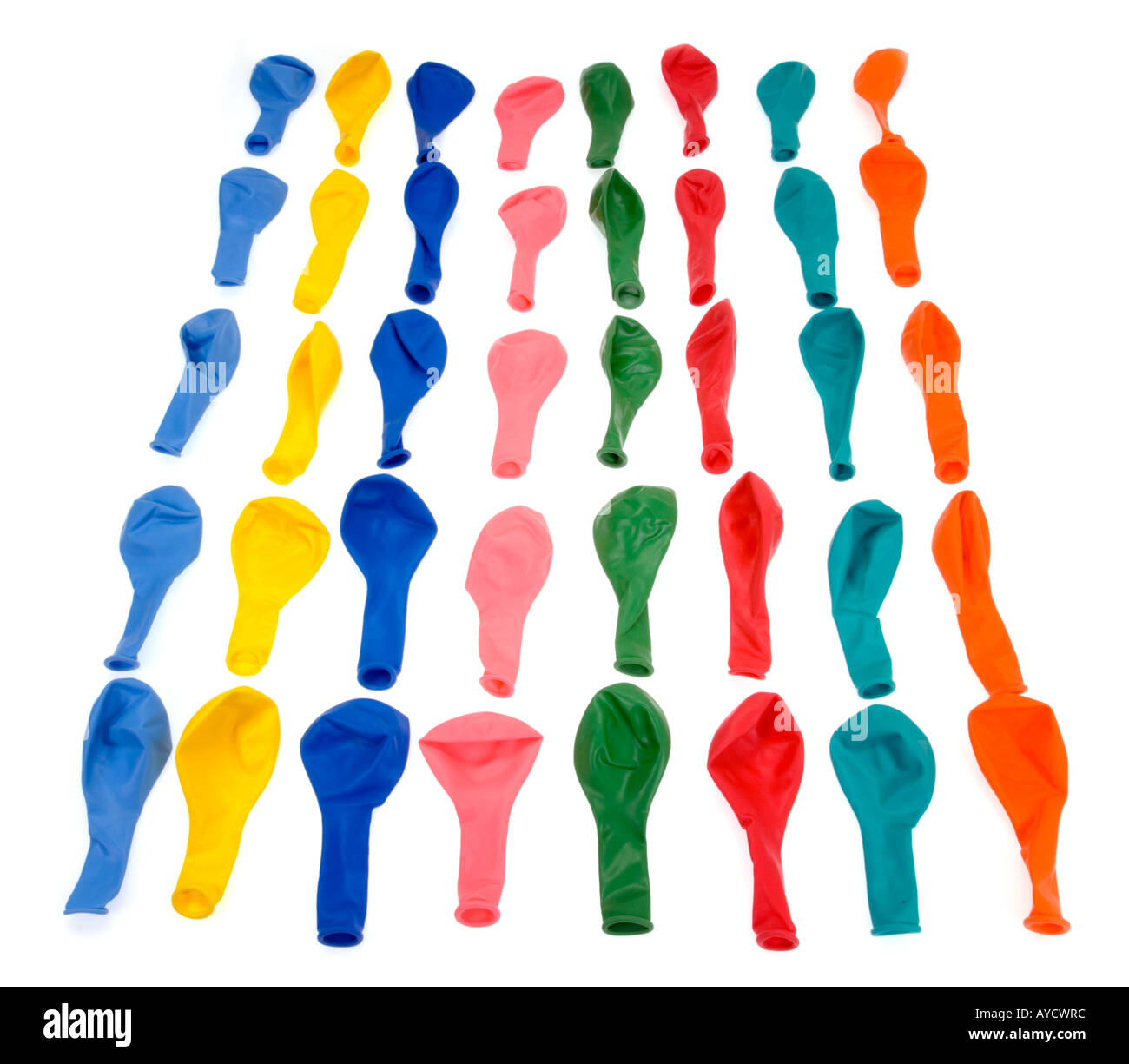 colored balloon non inflate noninflate rubber deflate deflated air play ...