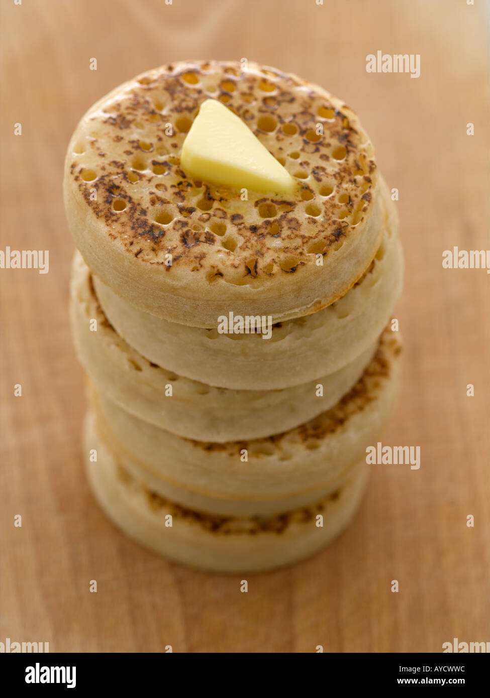 Crumpet butter closeup hi-res stock photography and images - Alamy