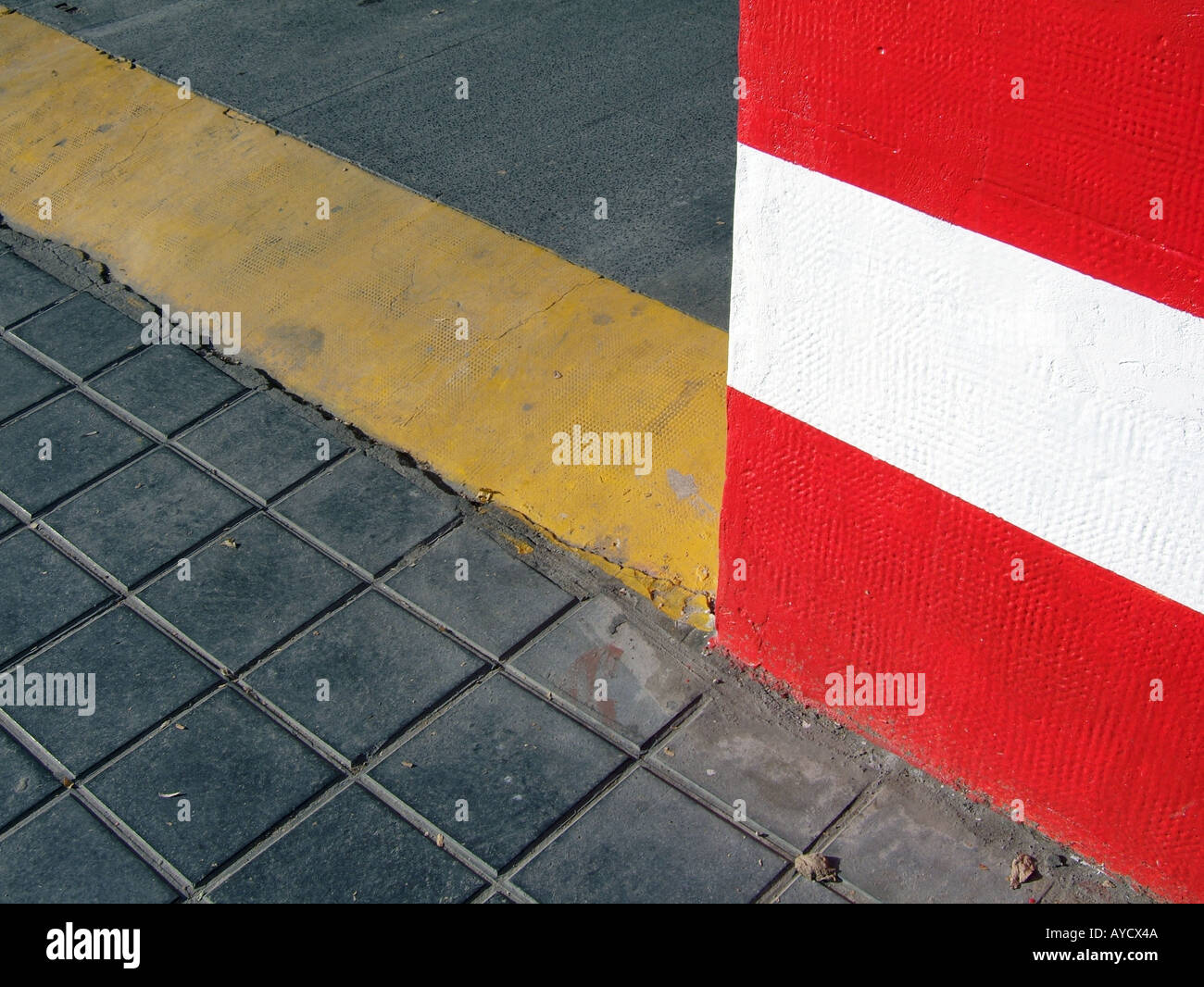 colourful road markings Stock Photo - Alamy