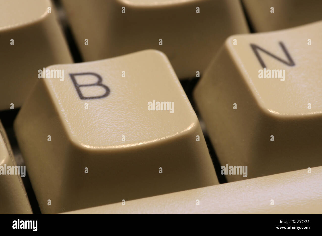 Keyboard Letter B Stock Photo - Alamy