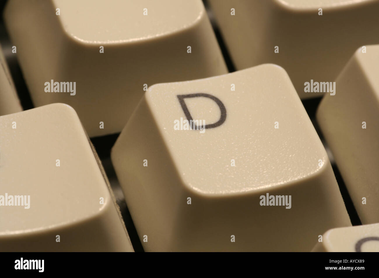 Keyboard Letter D Stock Photo - Alamy