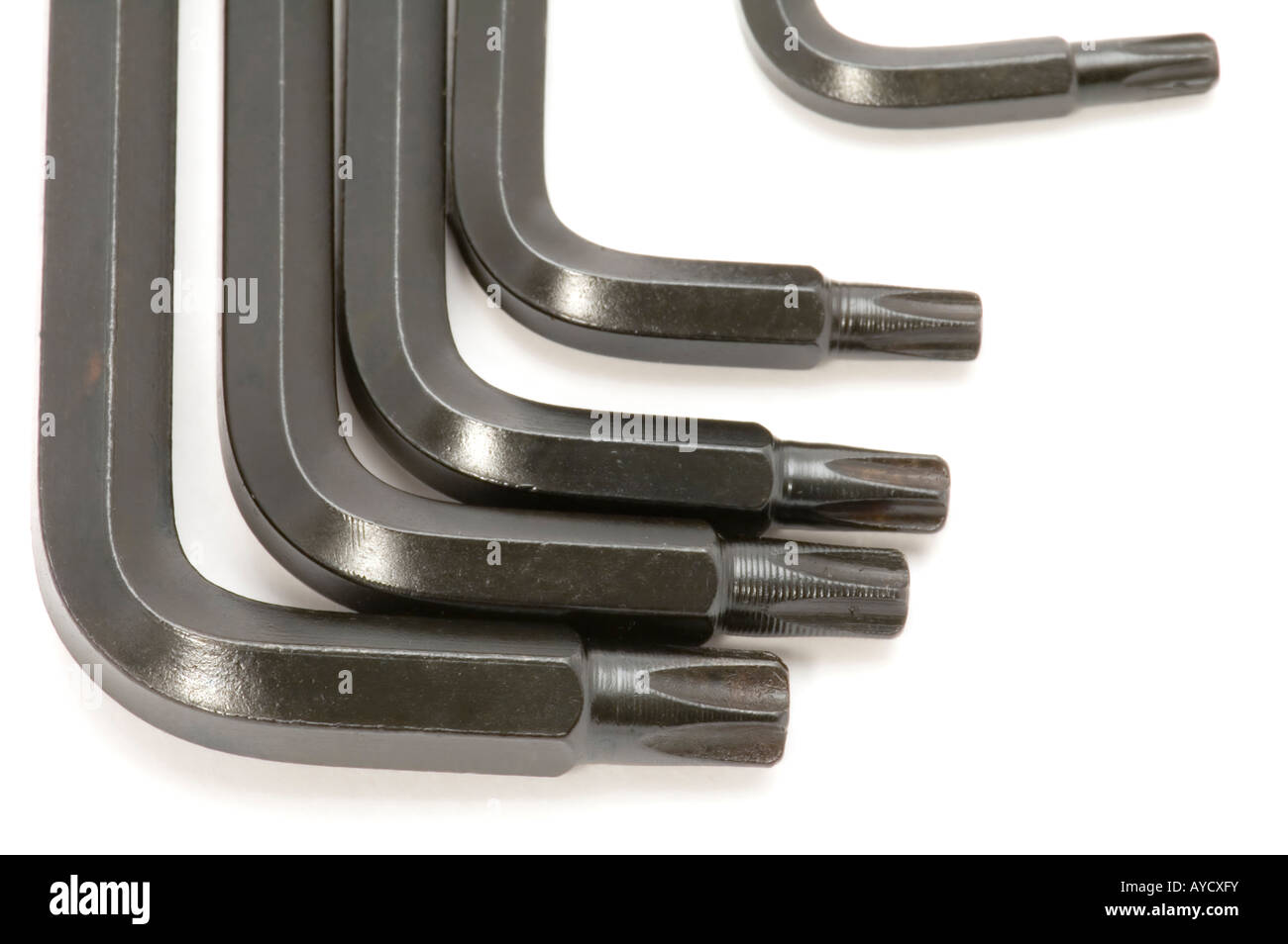 object on white tool Key Tool set Stock Photo - Alamy