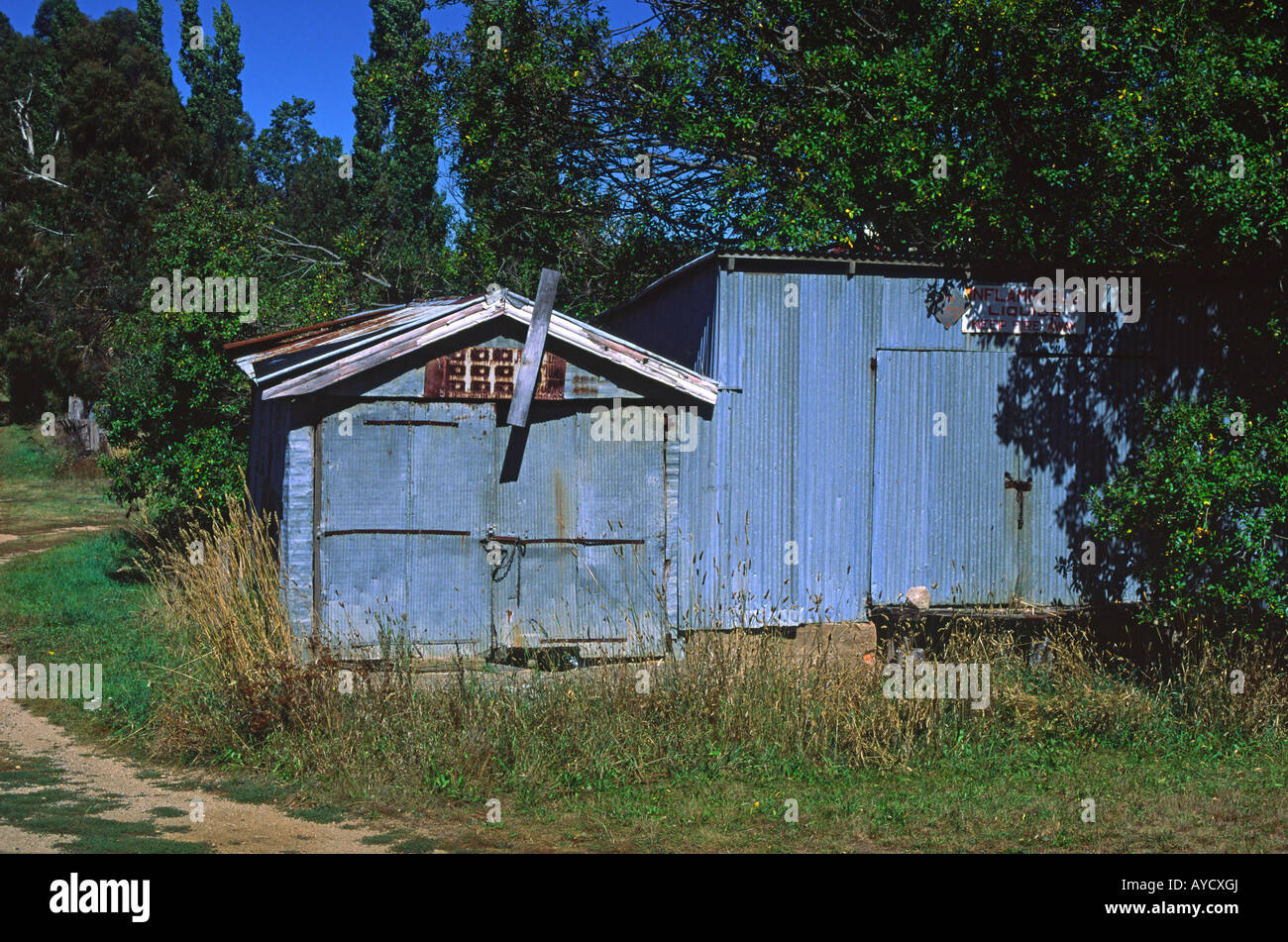 Farm sheds Nimmitabel New South Wales Australia Stock Photo - Alamy