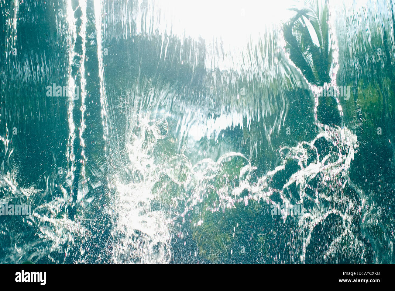 Back of a Waterfall Stock Photo - Alamy