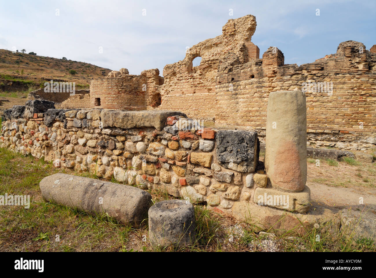Velia Italy Archaeological remains of the ancient town of Elia Stock ...