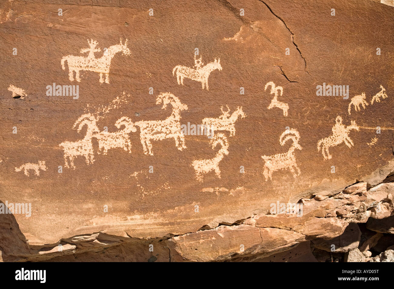 Utah petroglyph ute hi-res stock photography and images - Alamy