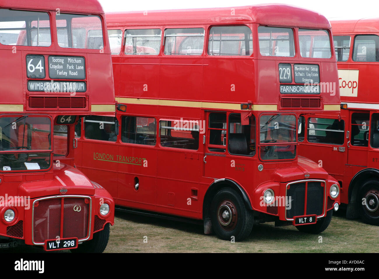 London Routemaster Buses Stock Photo - Alamy