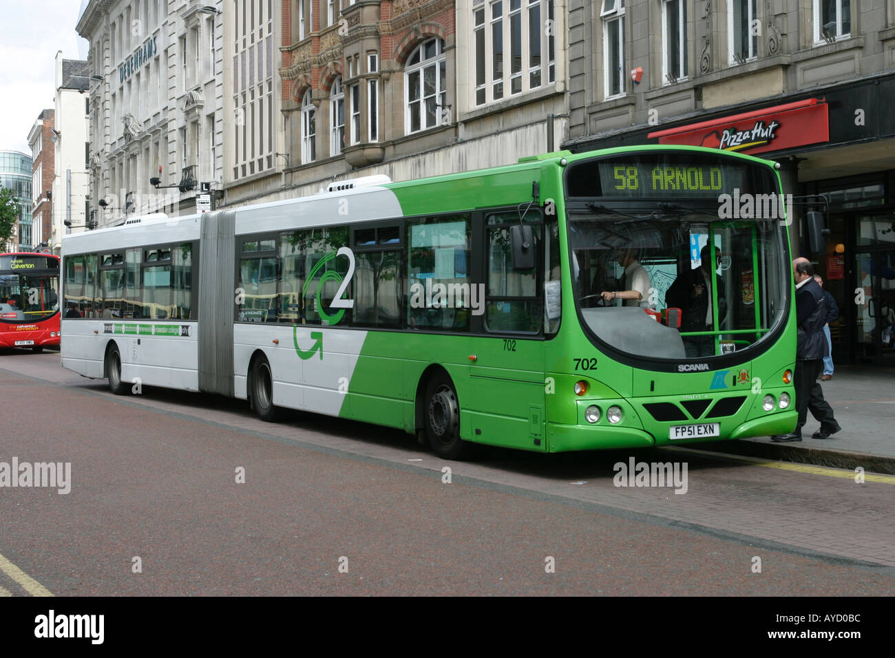 Nottingham bus hi-res stock photography and images - Alamy
