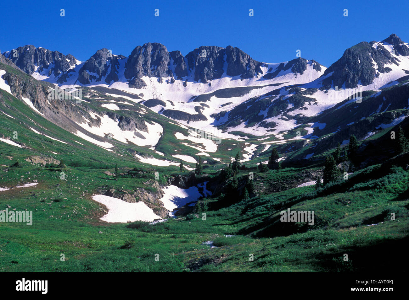 American Basin off the Alpine Loop Scenic Byway, Lake Fork of the ...