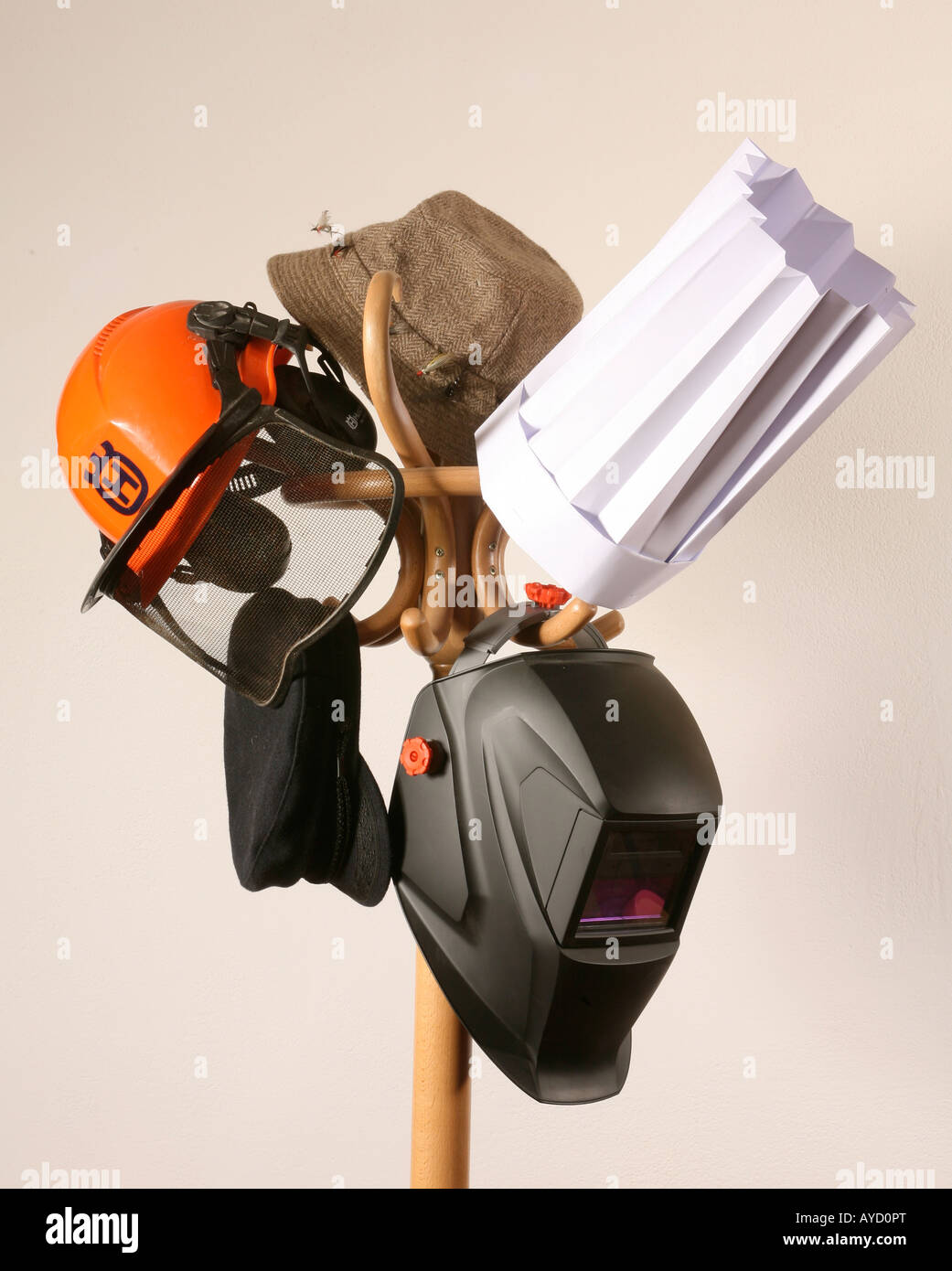 Services business hats and headgear Stock Photo - Alamy