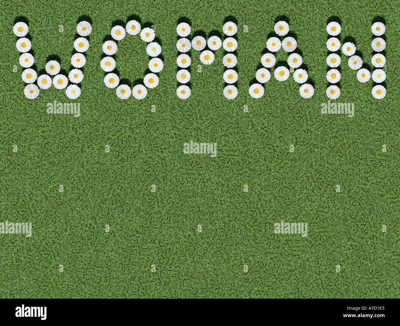 woman written spelled out prewritten edited Stock Photo - Alamy