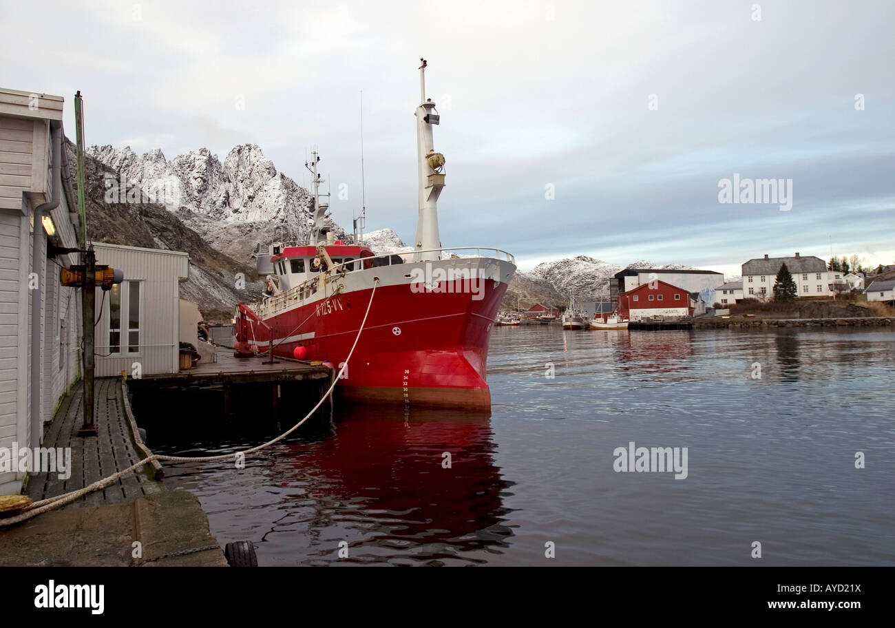 Ballstad, Lofoten, Nordland, Norway Stock Photo - Alamy