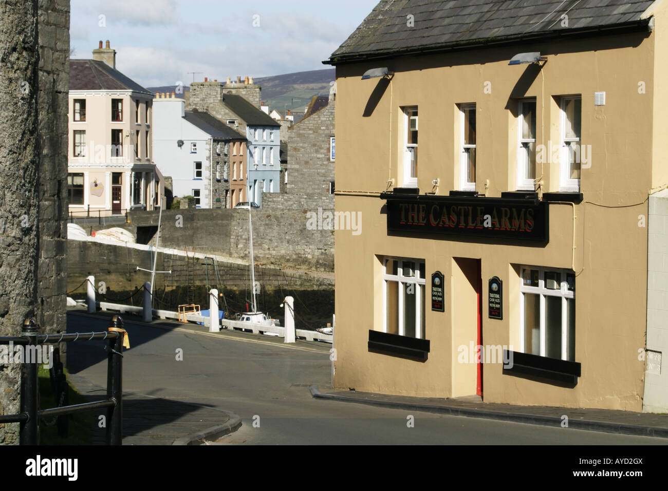 Castletown pub Isle of Man Manx Stock Photo - Alamy