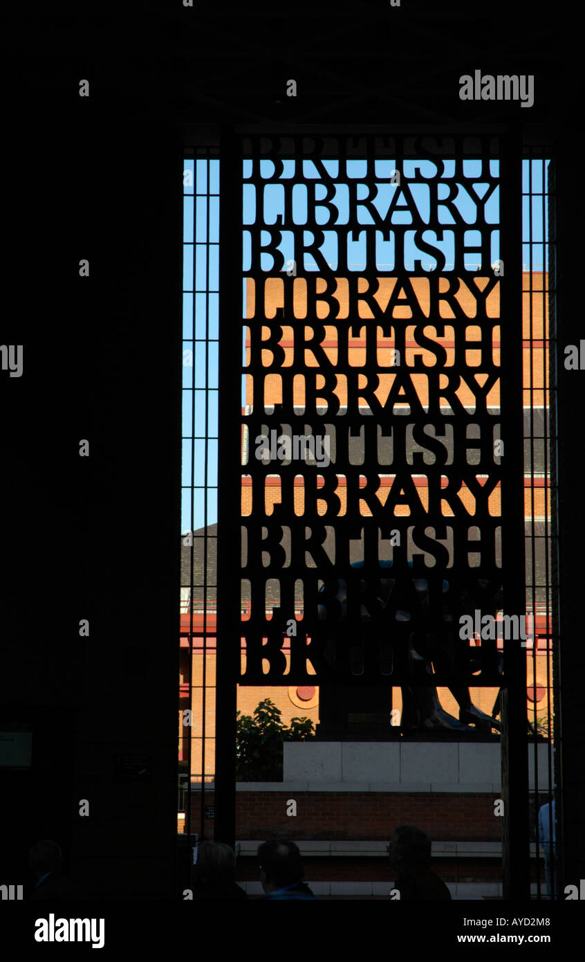 British library entrance gate hi-res stock photography and images - Alamy