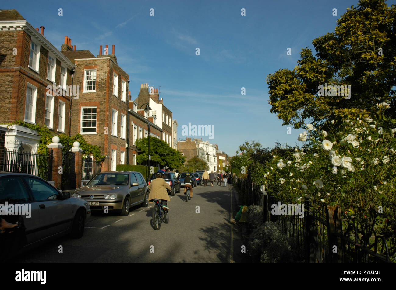 View of Chiswick Mall London England Stock Photo - Alamy
