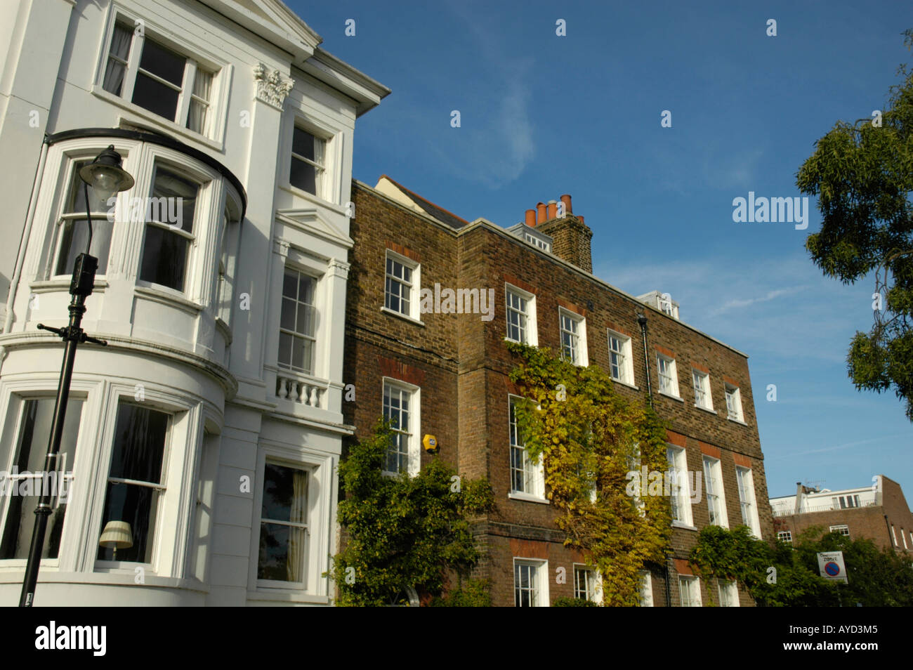 Houses in Chiswick Mall London England Stock Photo - Alamy