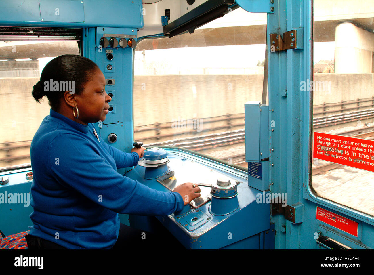 London underground train driver hi-res stock photography and images - Alamy