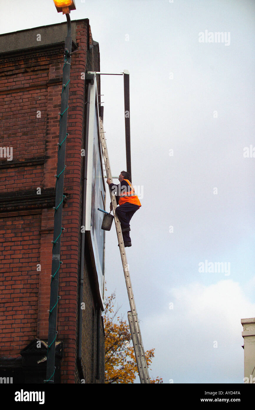 Ladder safety poster hi-res stock photography and images - Alamy