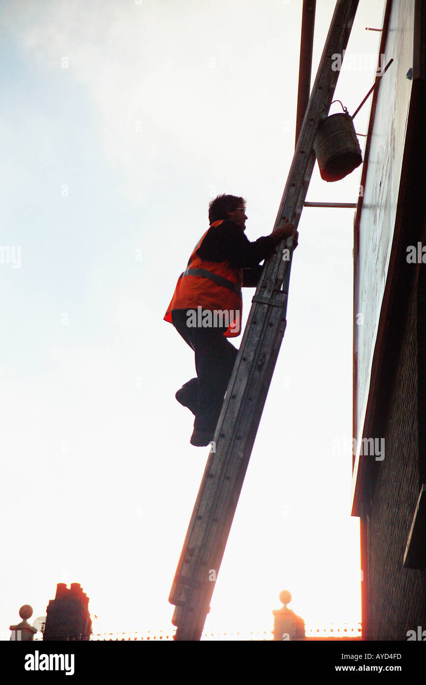 Ladder safety poster hi-res stock photography and images - Alamy